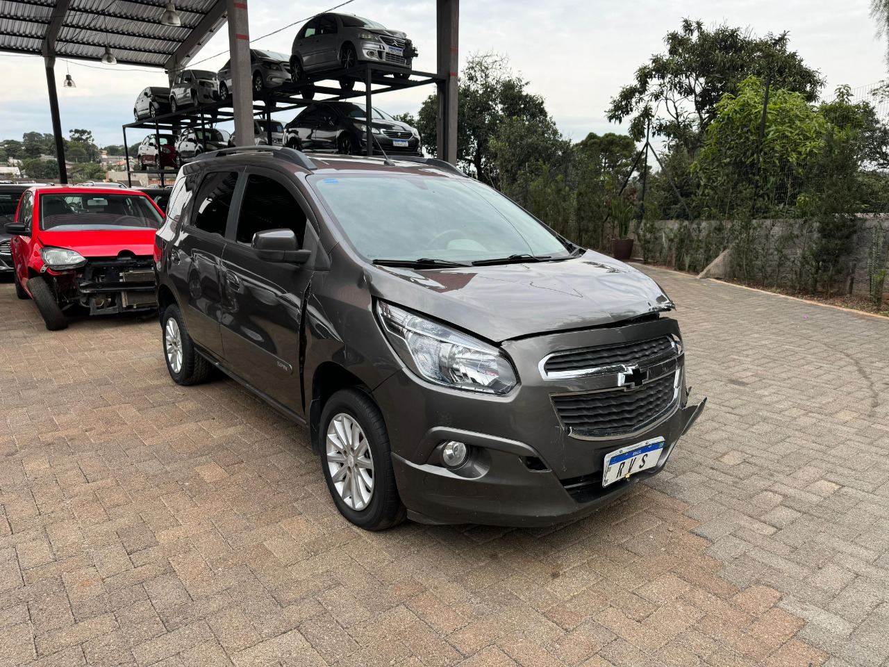CHEVROLET Spin LTZ 7S 1.8 (Flex) Cinza 2015